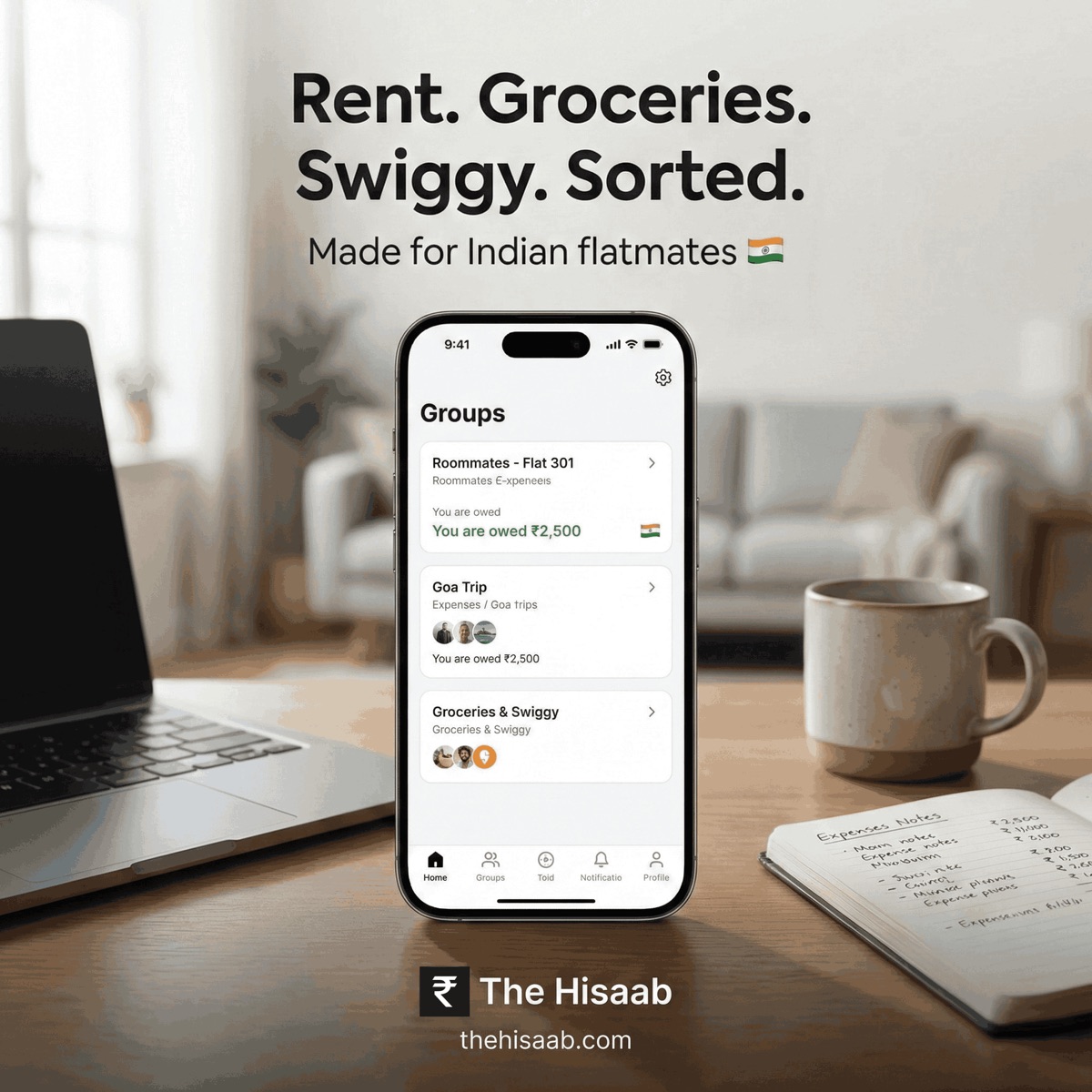 The Hisaab - Free Splitwise Alternative | Split Bills & Track Expenses ...
